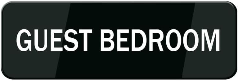 Acrylic Plastic Signs 3x8 Inch Guest Bedroom Sign Acrylic Plastic Signs ...