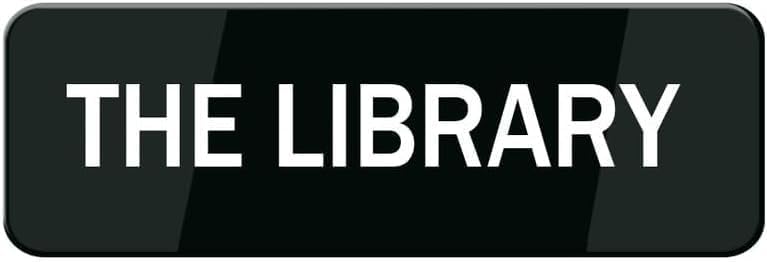 Acrylic Plastic Signs 3x8 Inch The Library Sign Stickers Acrylic Plaque ...