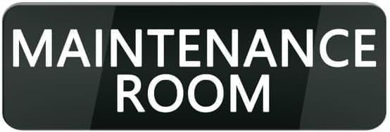 Acrylic Plastic Signs 3x8 Inch Maintenance Room Sign For House Office ...