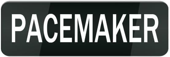 Acrylic Plastic Signs 3x8 Inch Pacemaker Sign For Front Door Signs For ...