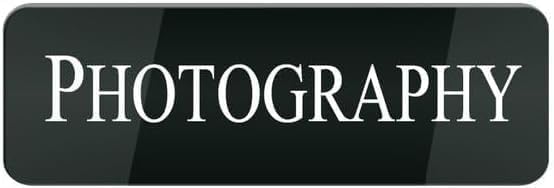Acrylic Plastic Signs 3x8 Inch Photography Sign For Front Door Signs ...