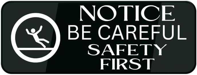 Acrylic Plastic Signs 3x8 Inch Please Be Careful Sign Printable ...