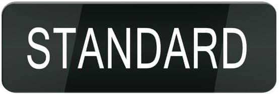 Acrylic Plastic Signs 3x8 Inch Standard Small Rectangular Sign For ...