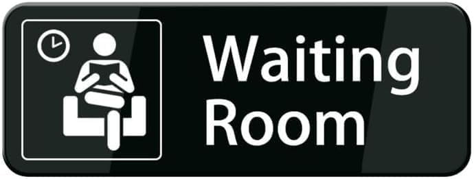 Acrylic Plastic Signs 3x8 Inch Waiting Room Sign Door Wall Labels ...