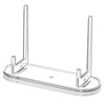 Acrylic Plate Stand,Clear Easels with Deep Support Shelves Badge ...