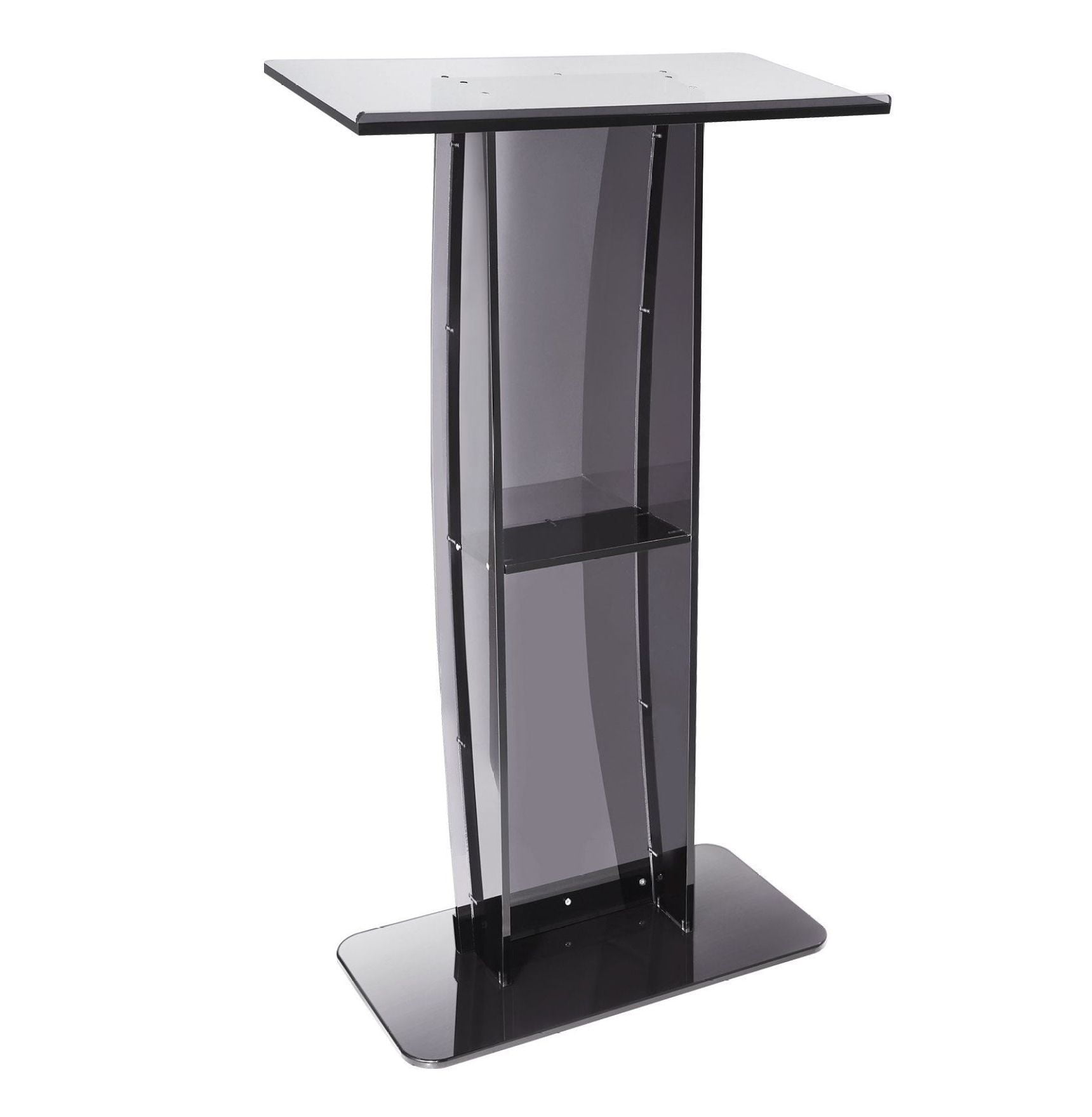 Acrylic Podium, 47" Acrylic Podium Stand with Wide Reading Surface ...