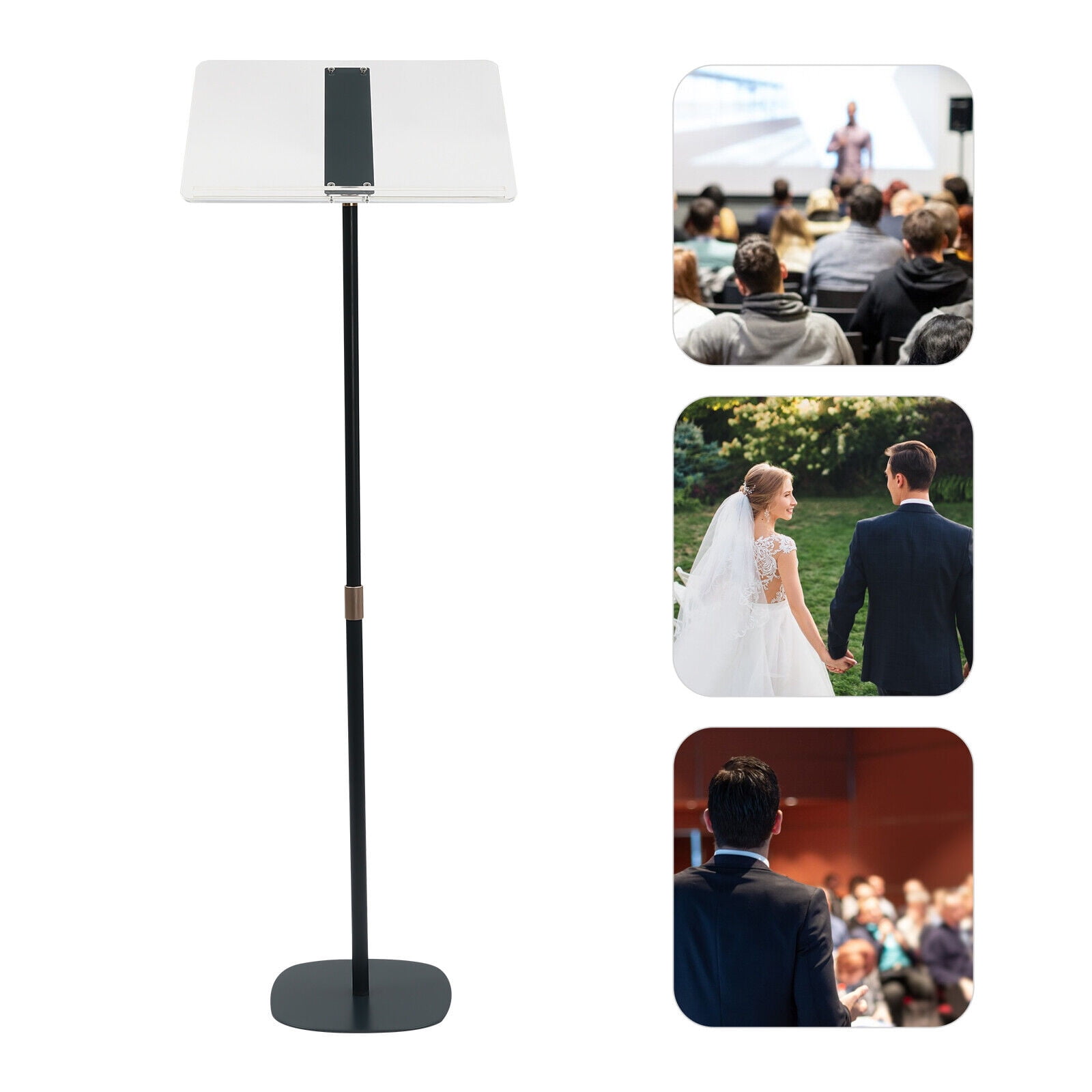Acrylic Podium Church School Pulpit Lectern Presentation Standing for ...