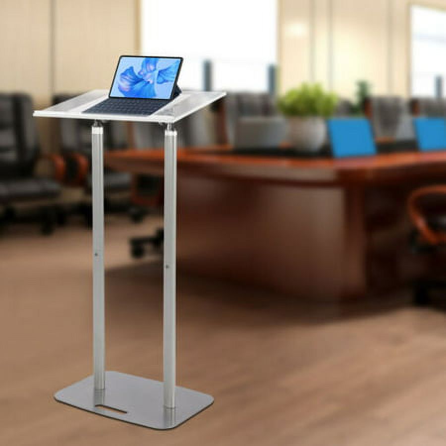 Acrylic Podium Lecterns Clear Podium Stand Floor Standing Podium Desk ...