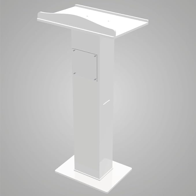 Classic Concepts Acrylic Podium Stand – Portable Modern Lectern for ...