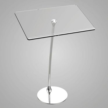 EQCOTWEA Church Podium Clear Transparent Lectern Acrylic Plexiglass ...