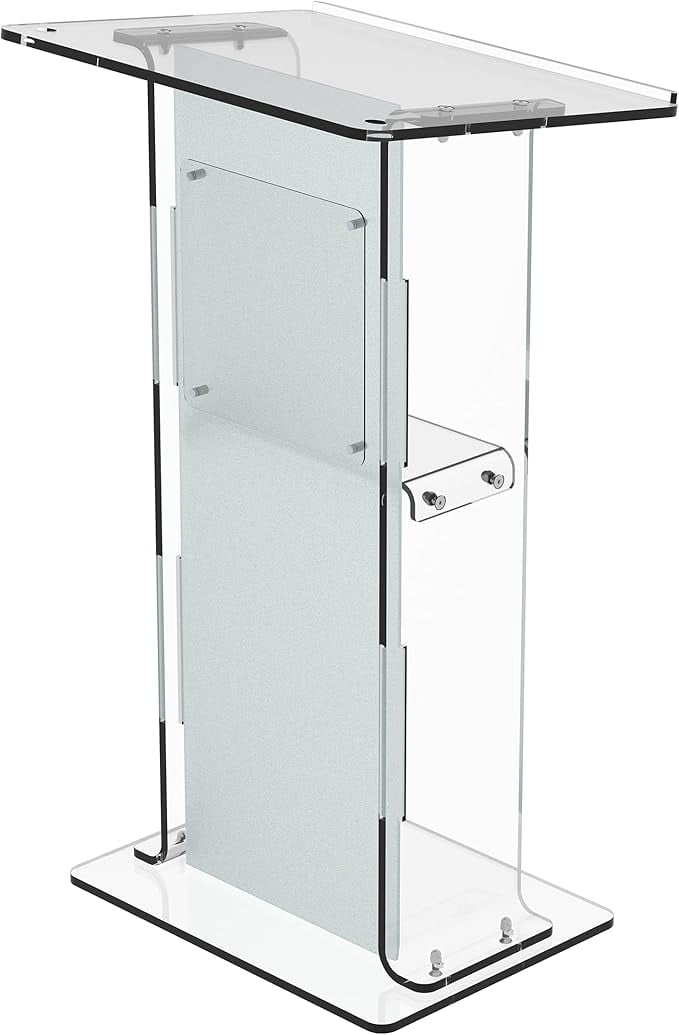 Acrylic Podium Stand for Churches,Conference | Portable Modern Podium ...