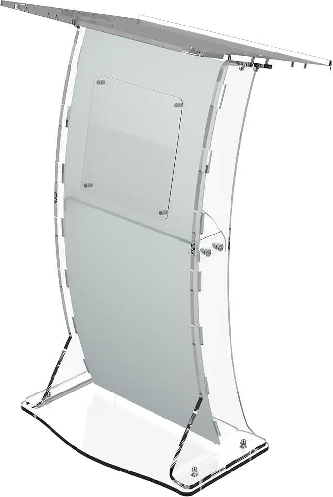 Acrylic Podium Stand for Churches,Conference | Portable Modern Podium ...