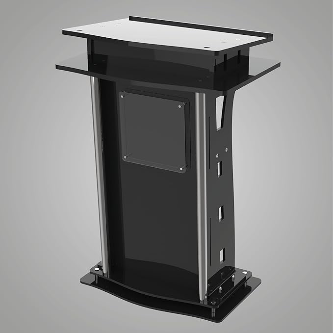 Acrylic Podium Stand for Churches,Conference | Portable Modern Podium ...