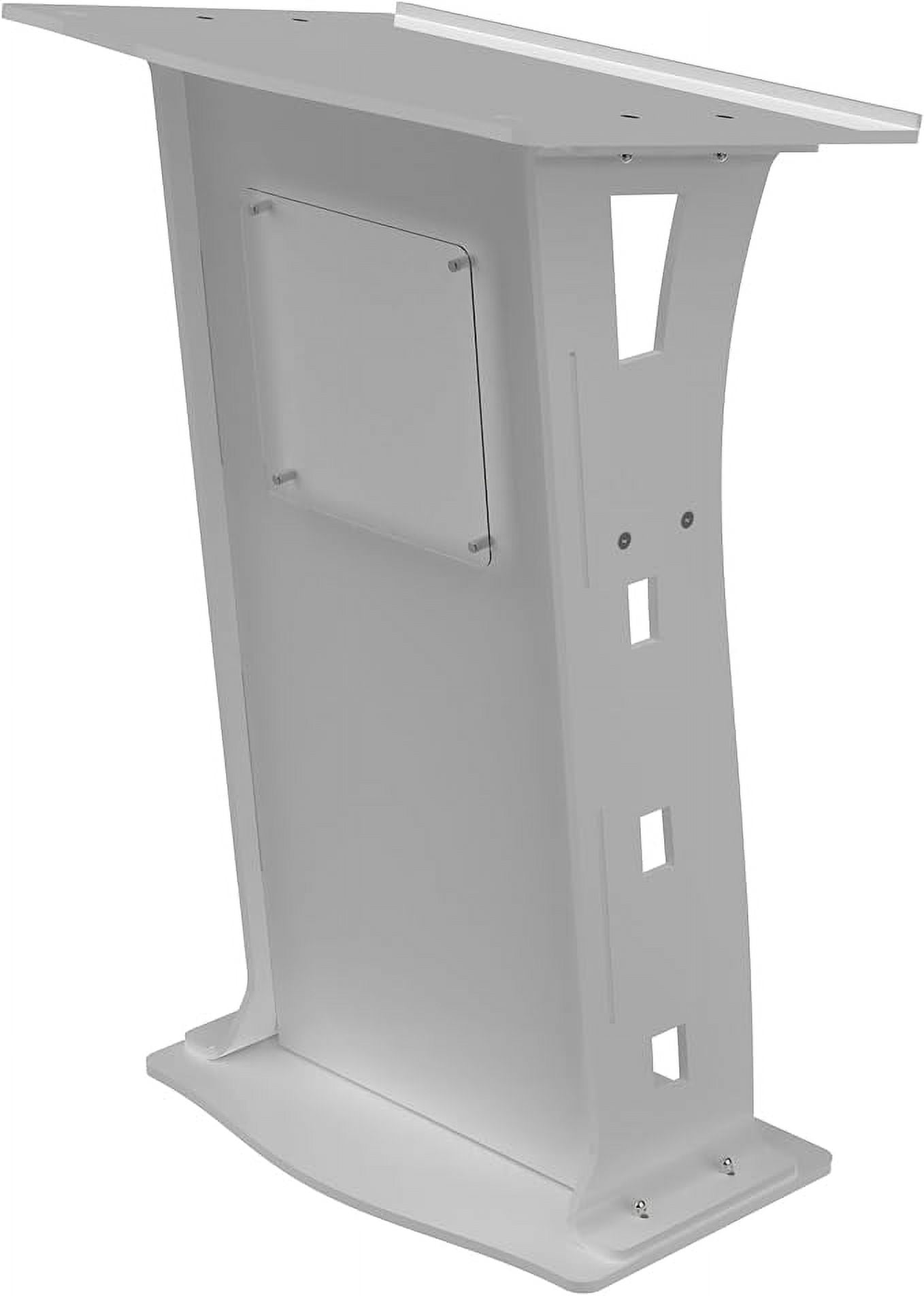 Classic Concepts Acrylic Portable Podium, White with Glossy Finish - Walmart.com