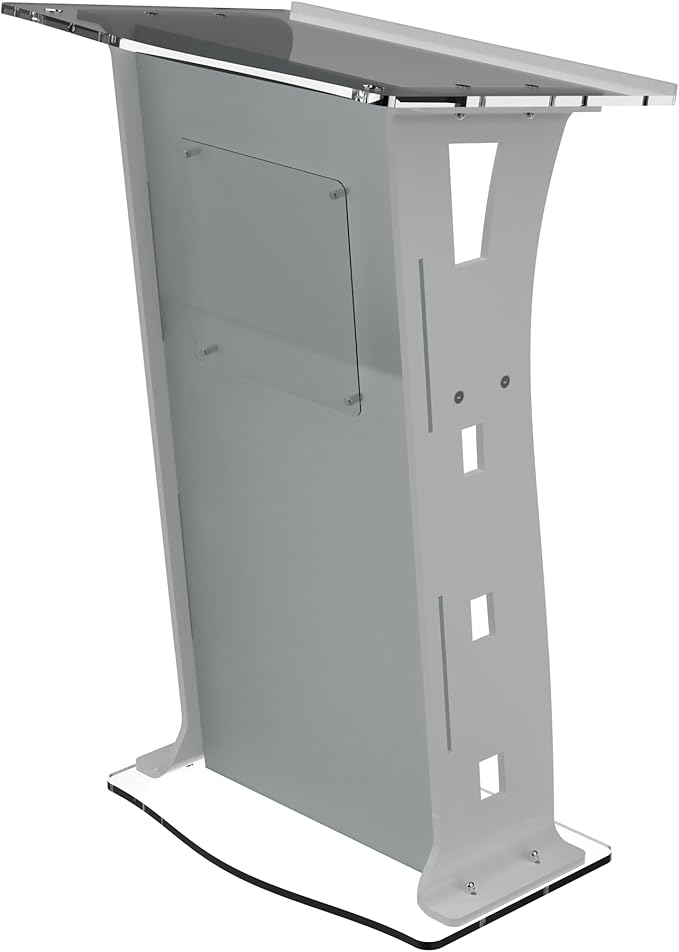 Acrylic Podium Stand for Churches,Conference | Portable Modern Podium ...
