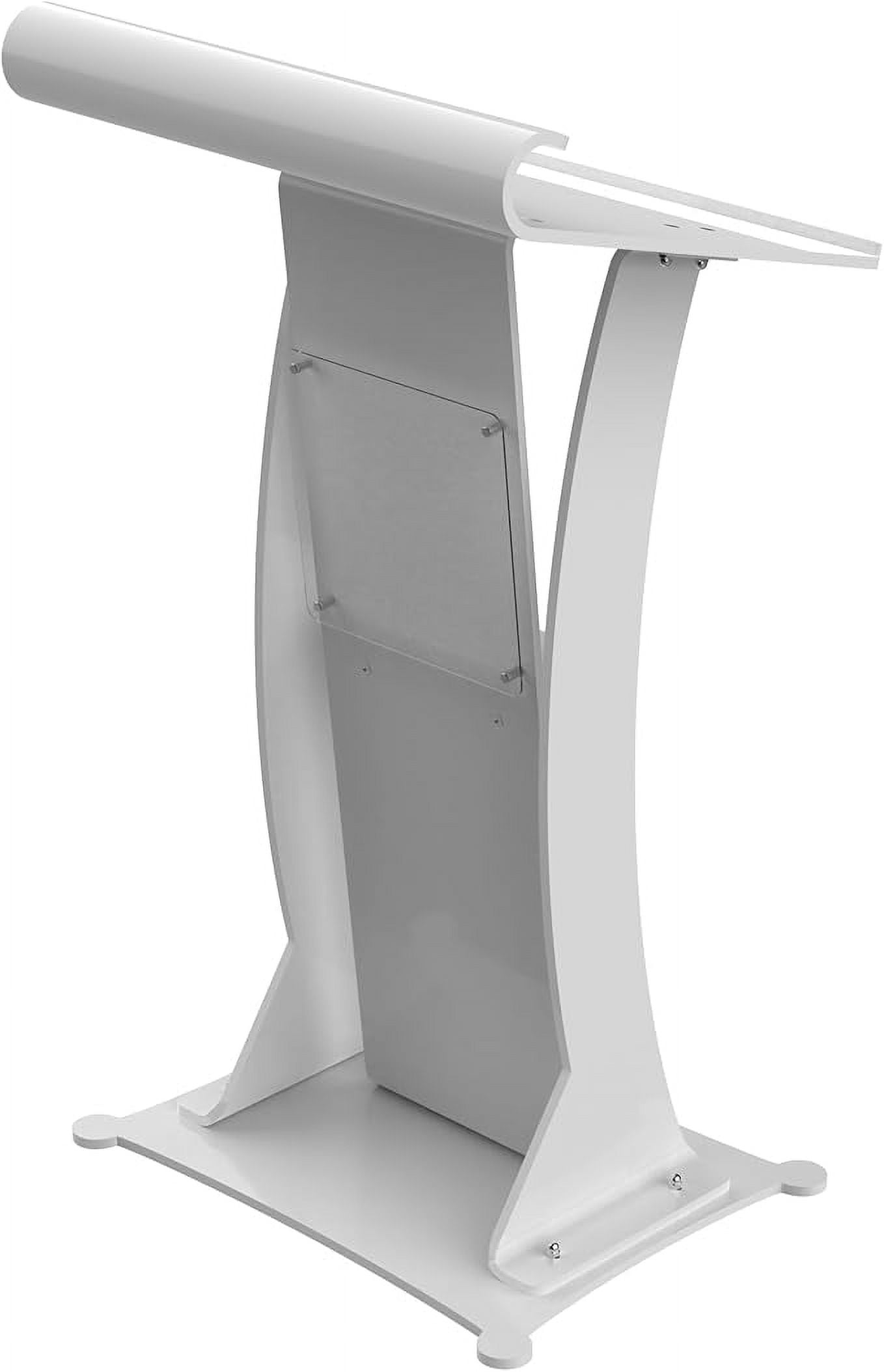 Classic Concepts Acrylic Podium Stand – Portable Modern Lectern for ...
