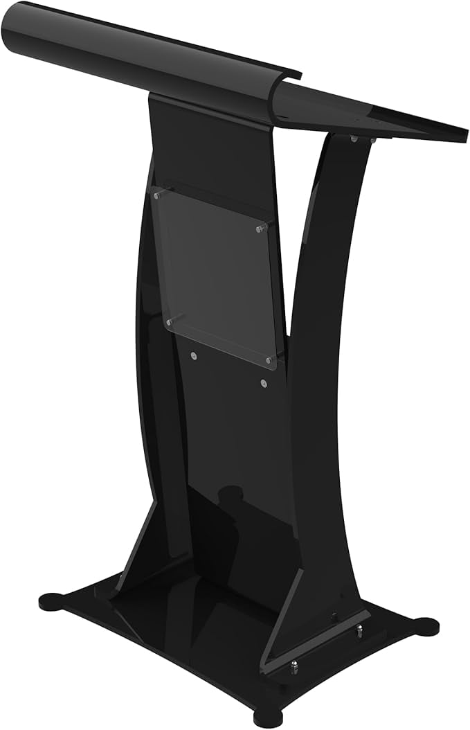Acrylic Podium Stand for Churches,Conference | Portable Modern Podium ...