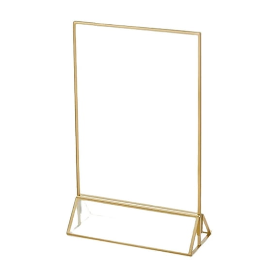 Acrylic Poster Stand Clear Acrylic Sign Holder T Shape Acrylic Display ...