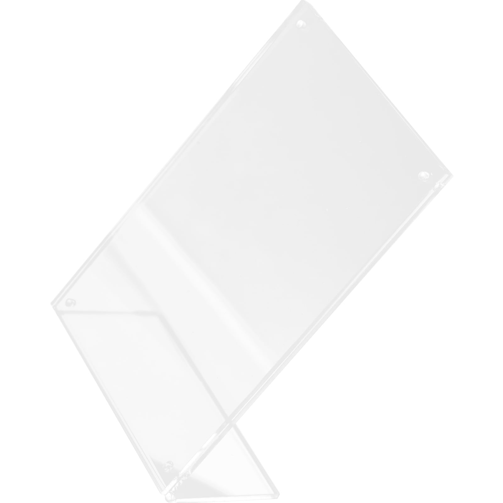 Acrylic Price Tag Display Shelf Menu Stand Acrylic Display Shelves ...