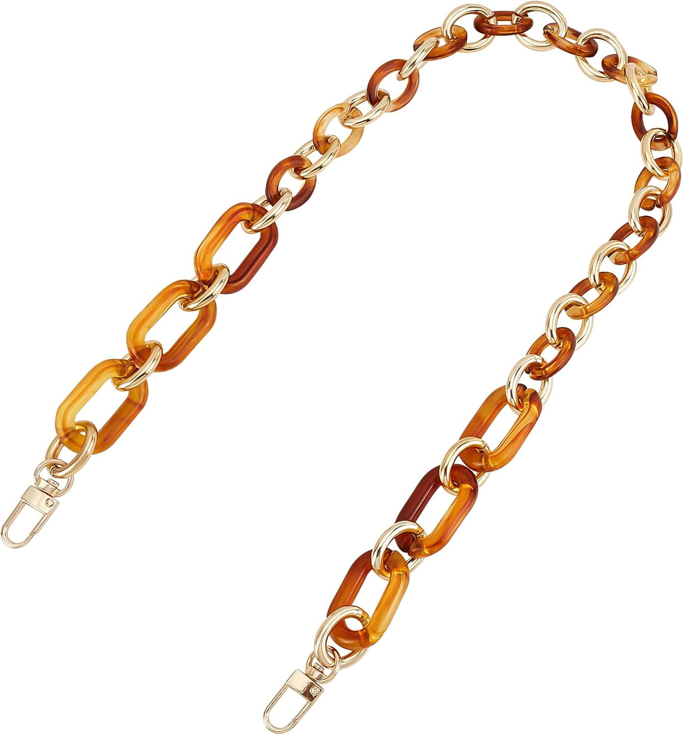 Acrylic Purse Chain Strap 26.5 Inch Resin Bag Strap Plastic Handbag ...