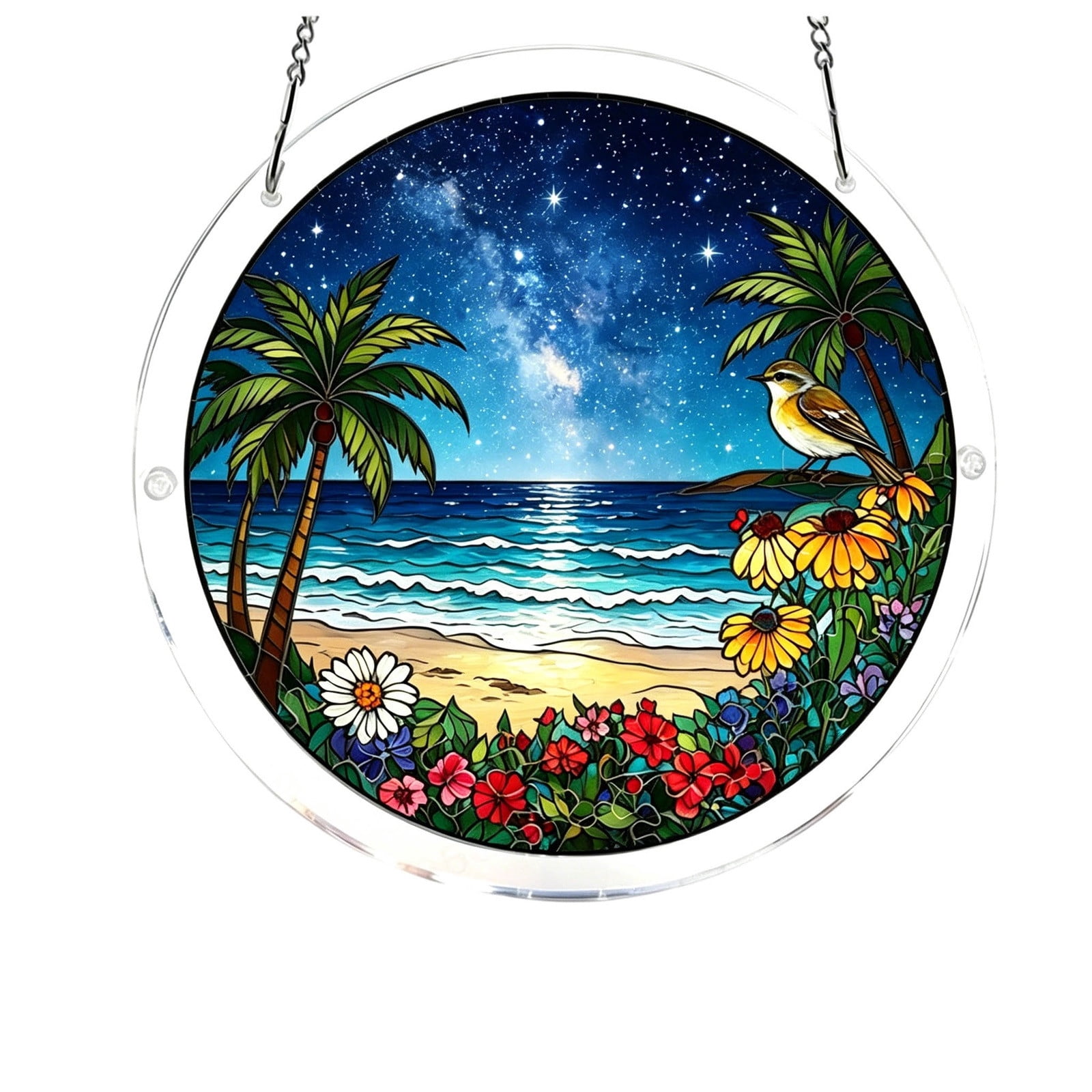 Acrylic Puzzle Pendant Sunshade Window Hanging Plates Decorative ...