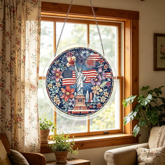 Acrylic Puzzle Piece Sun Catcher Pendant, DIY Glowing Window Hanging ...