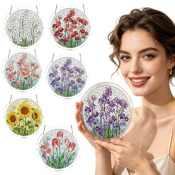 Acrylic Puzzle Sun Catcher for Window Hanging,2D Acrylic Jigsaw Puzzle ...