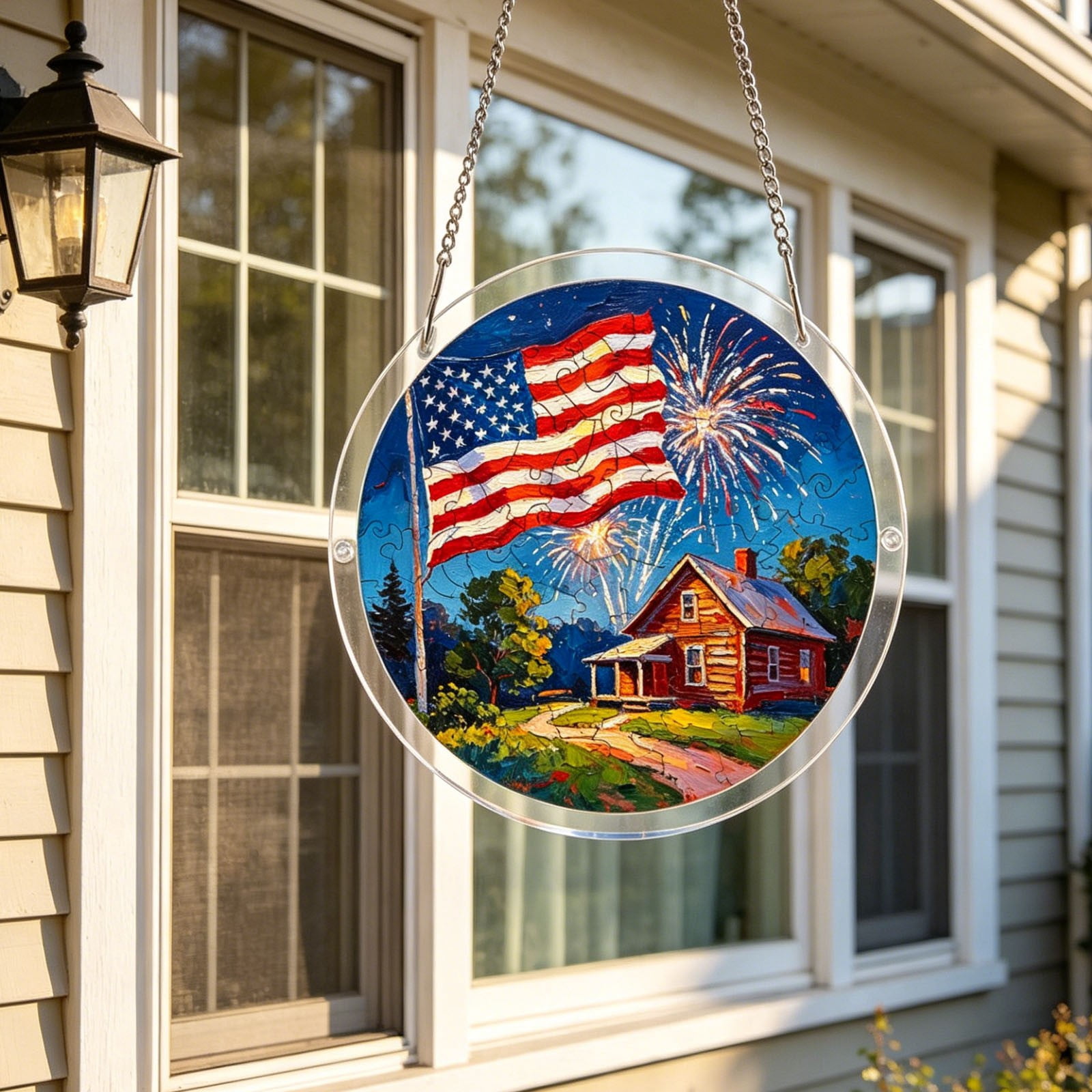 Acrylic Puzzle Suncatcher 83 Pieces, DIY Glowing Sun Catchers Puzzle ...