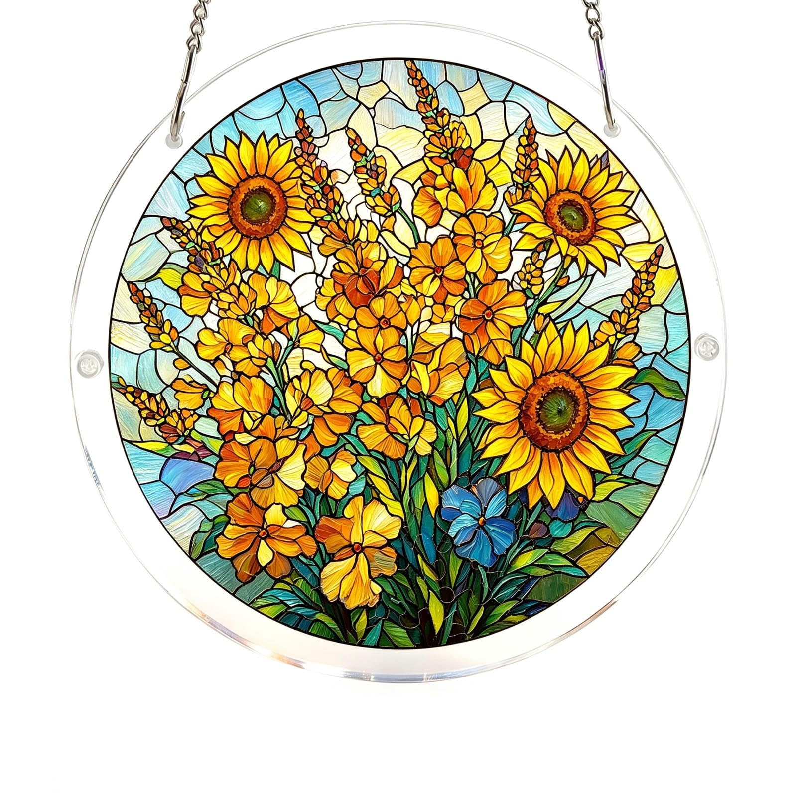 Acrylic Puzzle Suncatcher 83 Pieces, Garden Grace Sun Catchers Puzzle ...