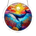 Acrylic Puzzle Suncatcher Hanging Ornament Stained Glass Style Window ...