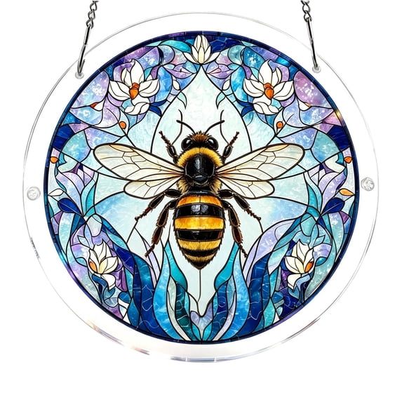 Acrylic Puzzle Suncatcher, Stained Glass Insect Design, DIY Window ...