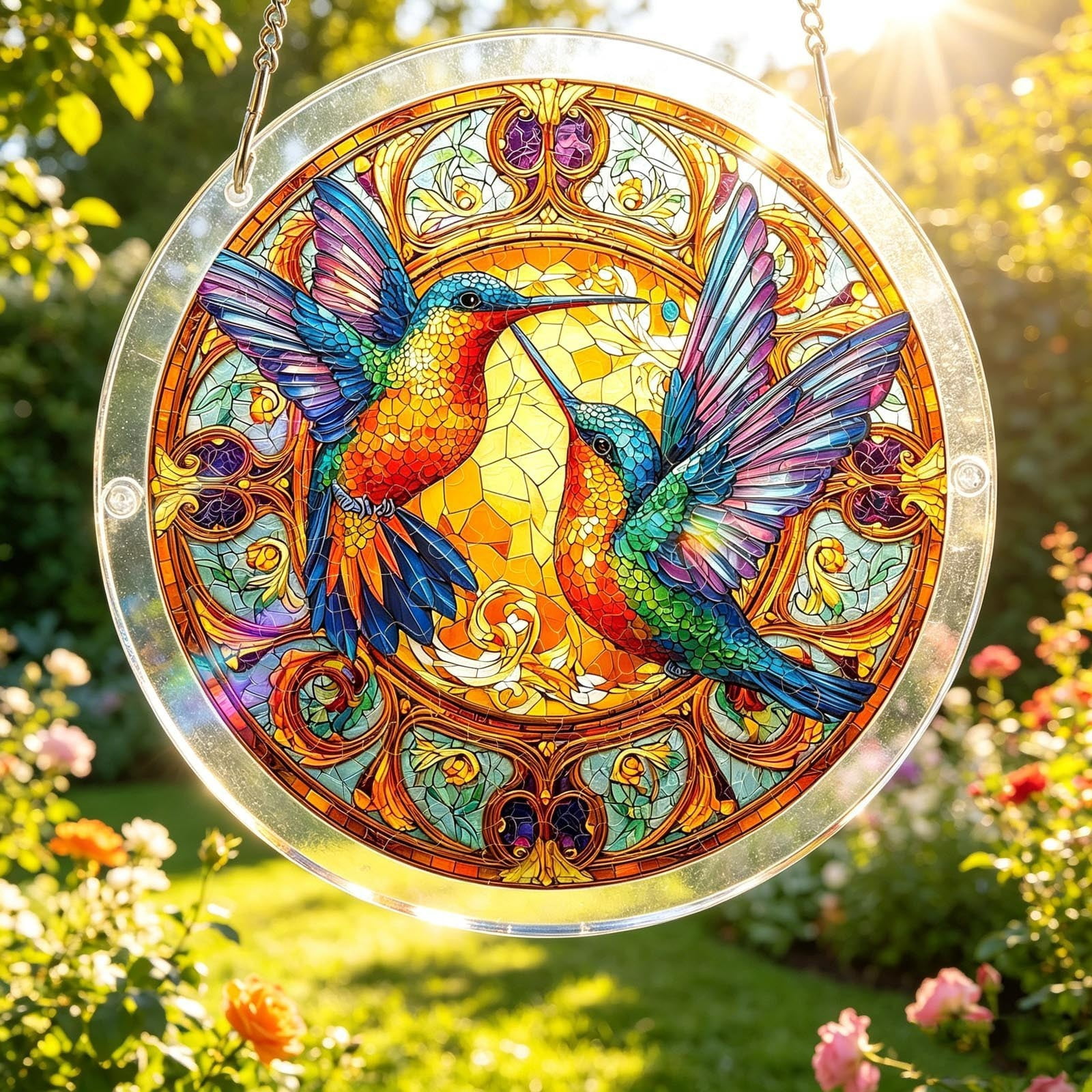 Acrylic Puzzle Suncatcher, SunCatchers Puzzles Window Hanging, Home ...