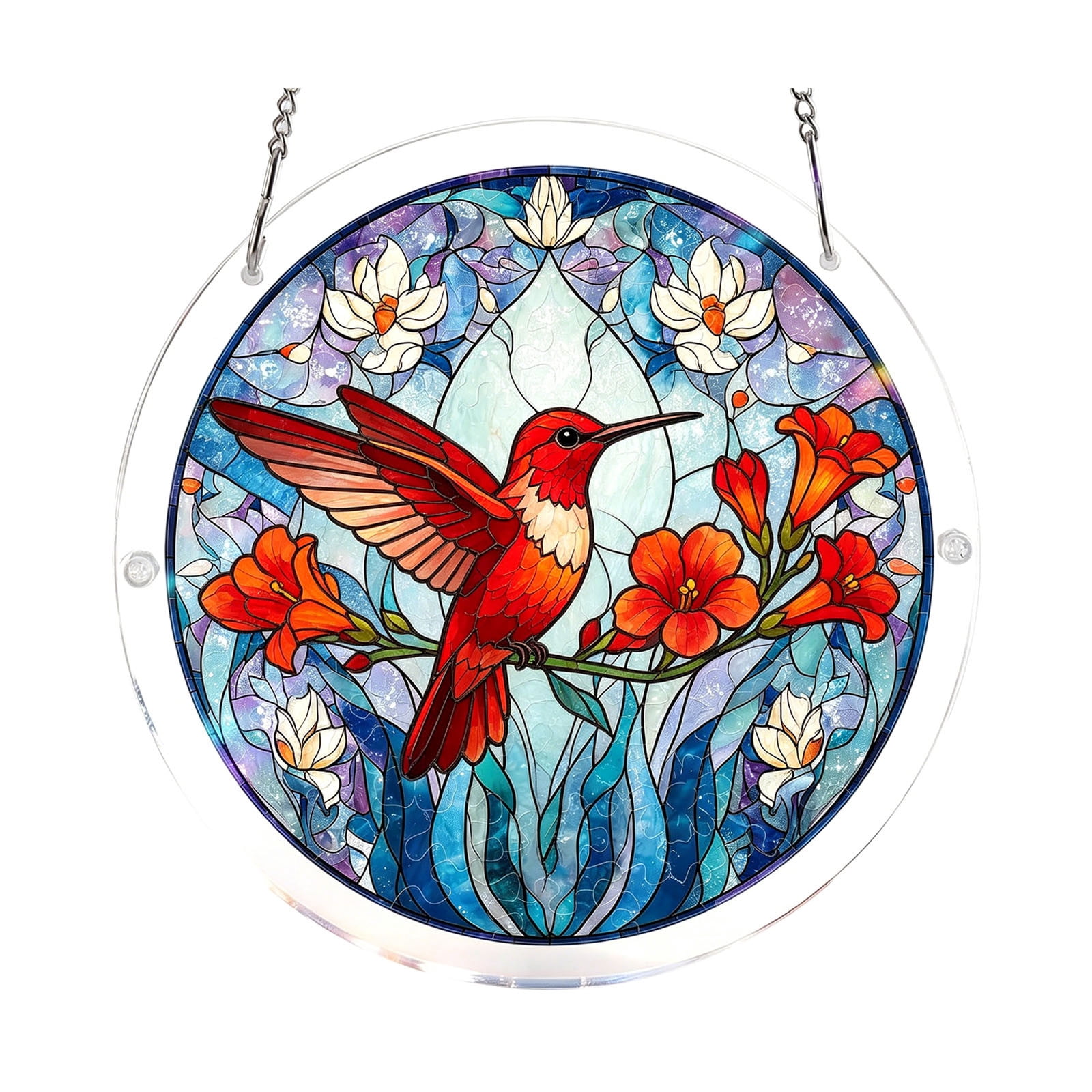 Acrylic Puzzle Suncatcher Window Hanging - 83 Pieces Garden Decor for ...
