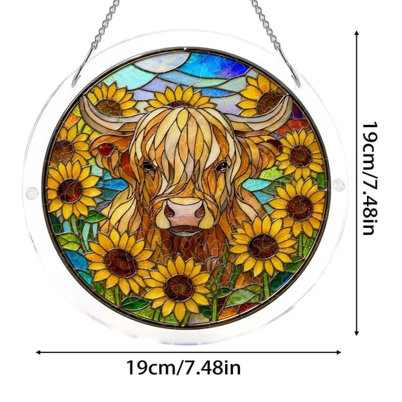 Acrylic Puzzle Suncatcher Window Hanging, DIY Stained Glass Art Decor ...