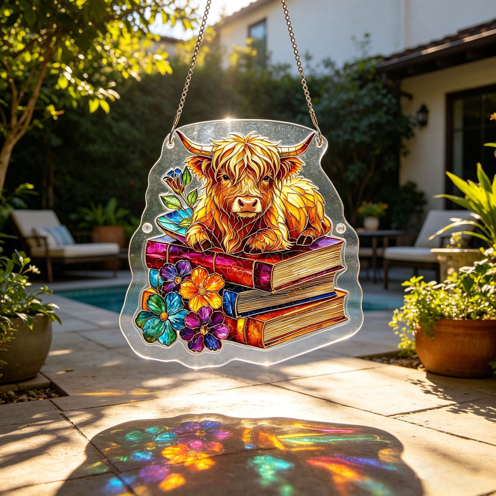 Acrylic Puzzle Suncatcher Window Hanging,Stained Glass Greenhouse ...