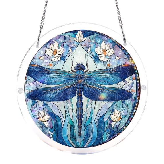 Acrylic Puzzle Suncatcher Window Hanging With Stained Glass Effect For ...