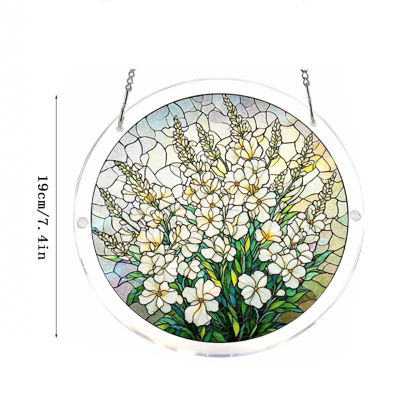 Acrylic Puzzle Suncatcher Window Pendant Double-Sided Light Projection ...