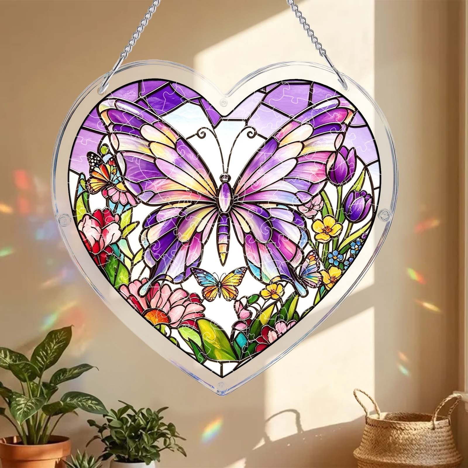 Acrylic Puzzles Suncatcher,Suncatchers Mother's Day Hanging Window ...