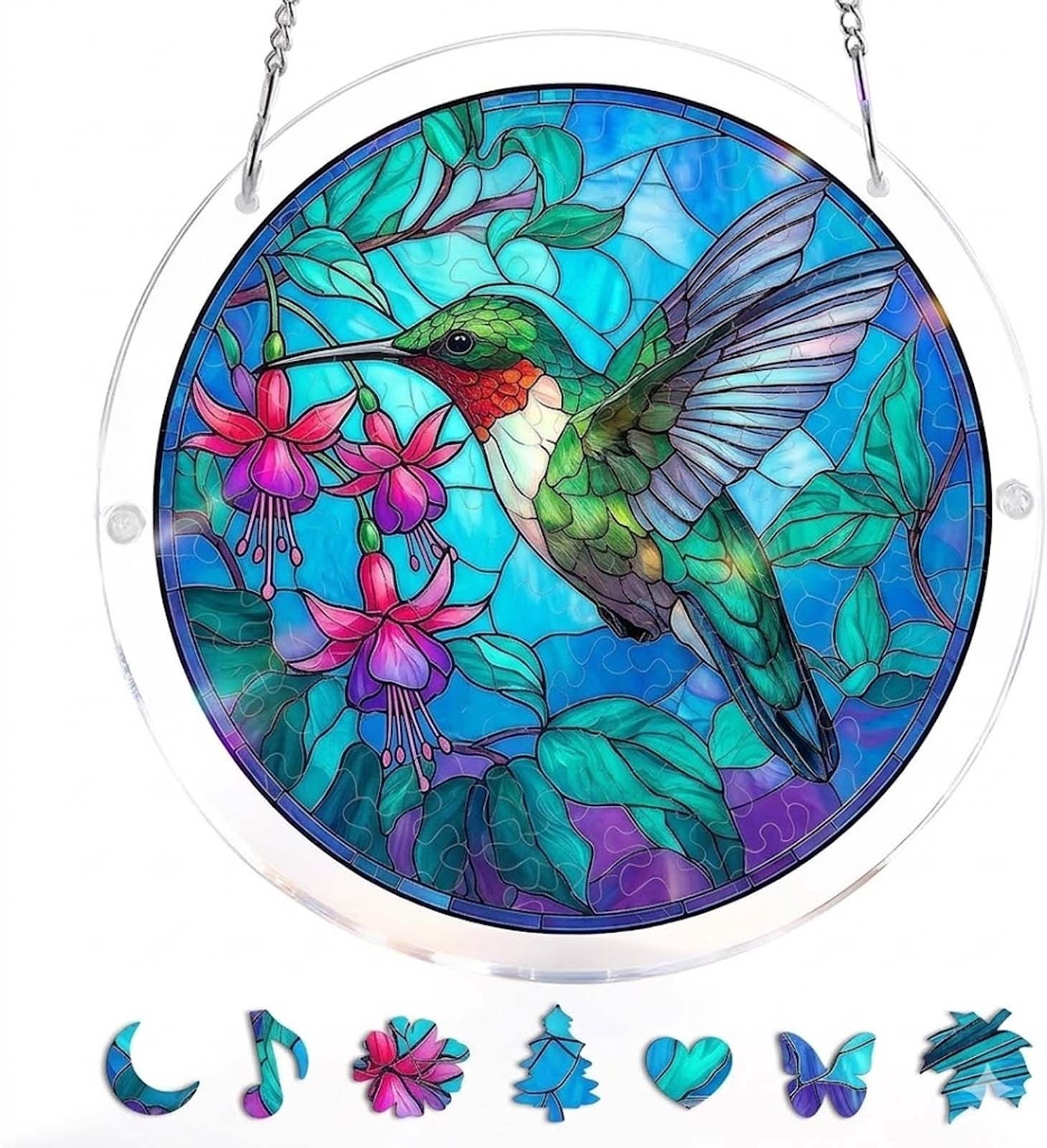 Acrylic Puzzles Suncatcher Window Hanging, Acrylic Suncatcher for Doors ...