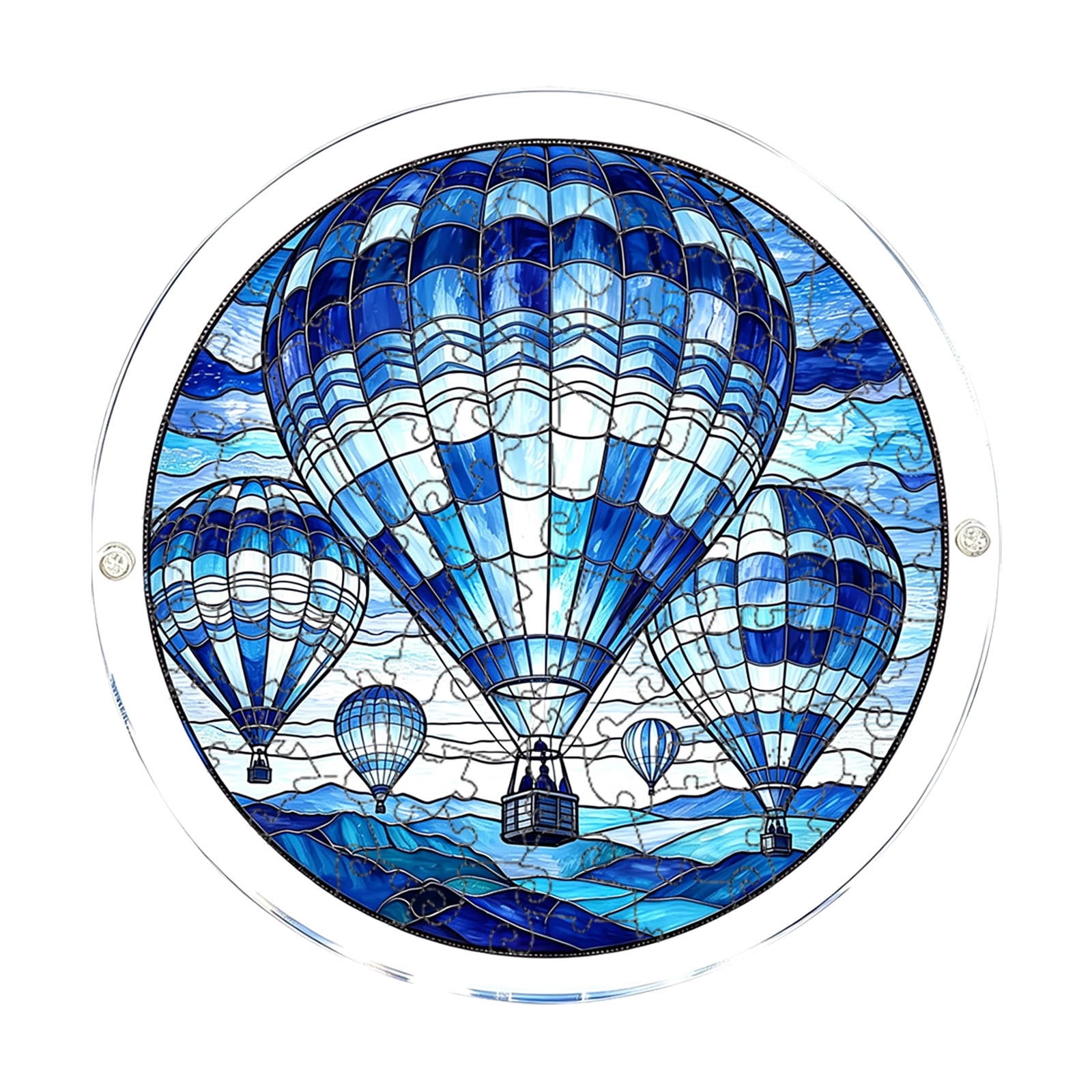 Acrylic Puzzles Window Hanging for Home Unique DIY Puzzle Ornament for ...