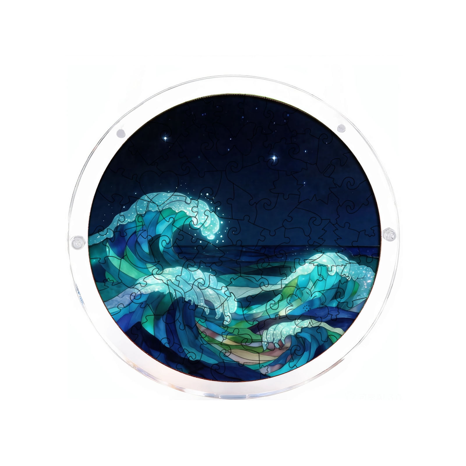 Acrylic Puzzles Window Hanging for Indoor SpacesGarden Themed Toy Art ...