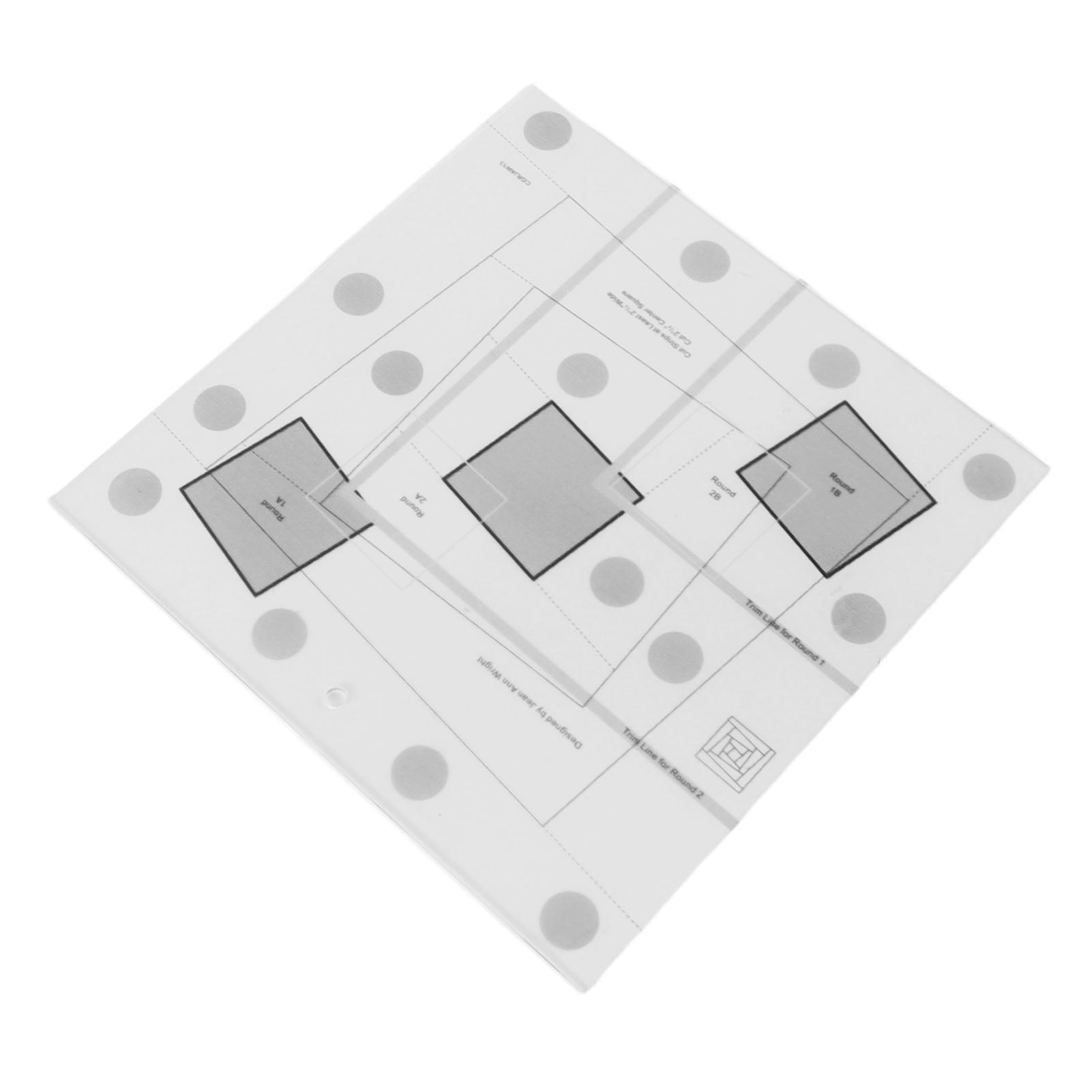 Acrylic Quilting Ruler For Log Cabin Quilts, Lightweight Transparent ...
