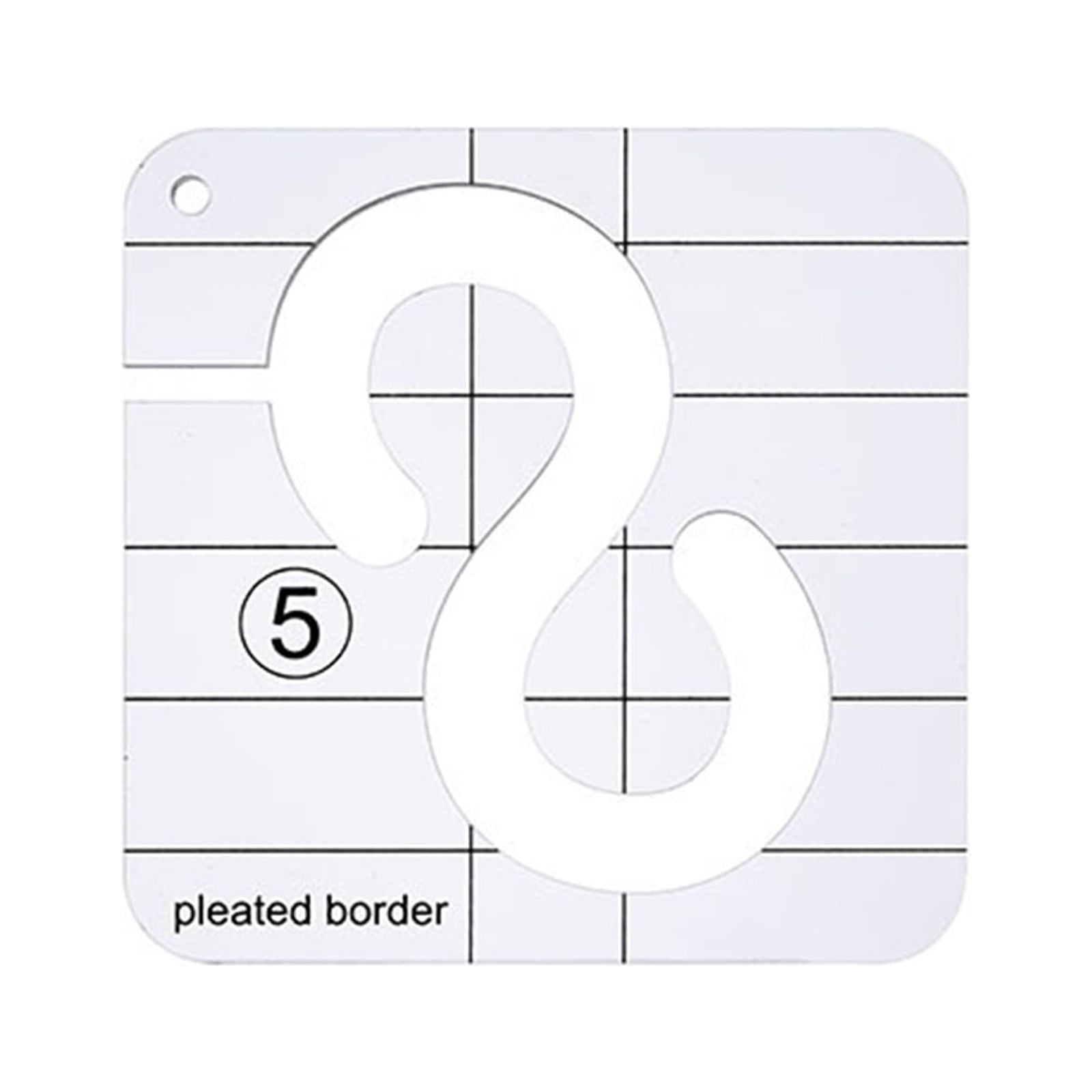 Acrylic Quilting Ruler Set - Sewing Patchwork Template with Hollow ...