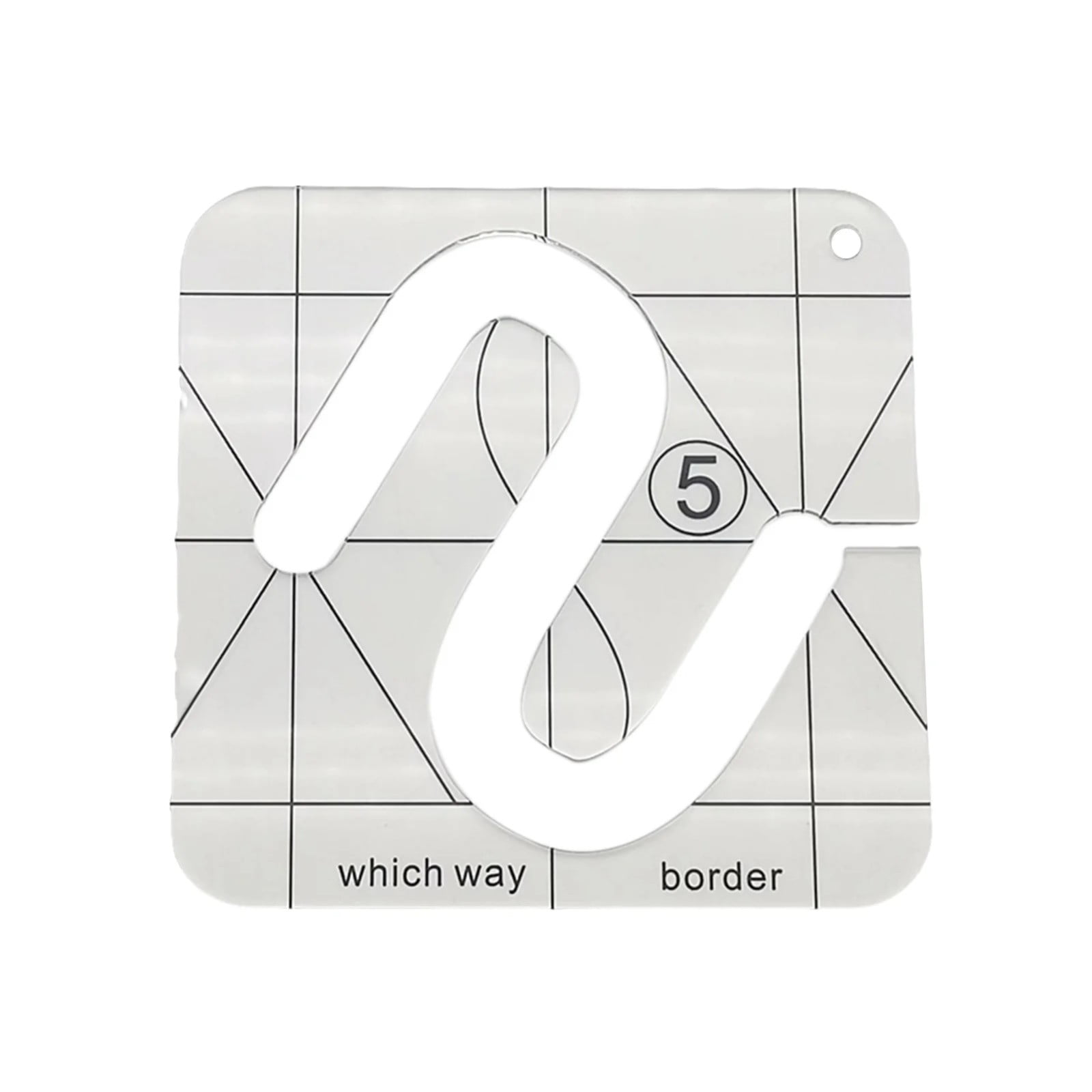 Acrylic Quilting Template Pratical Free Motion Quilting Ruler For ...