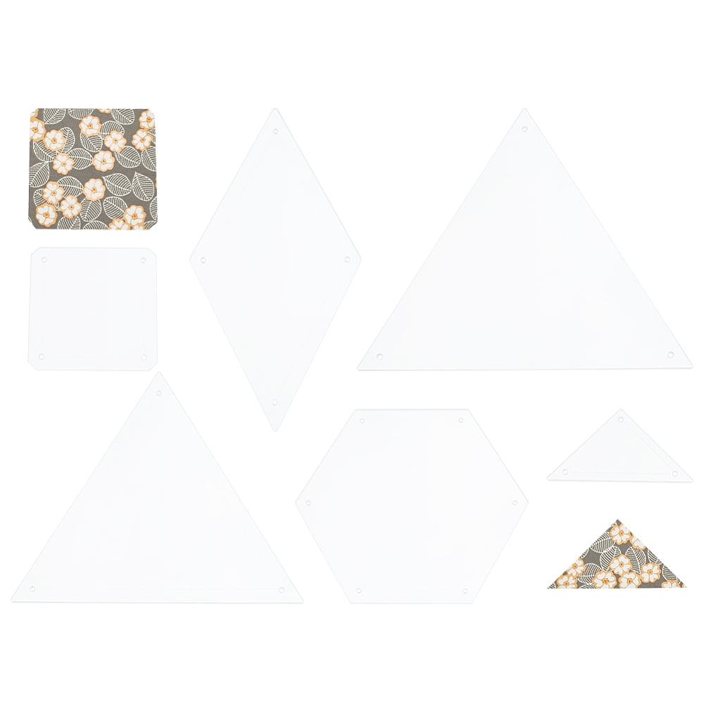 Acrylic Quilting Templates DIY Patchwork Sewing Crafts Mixed Shapes ...