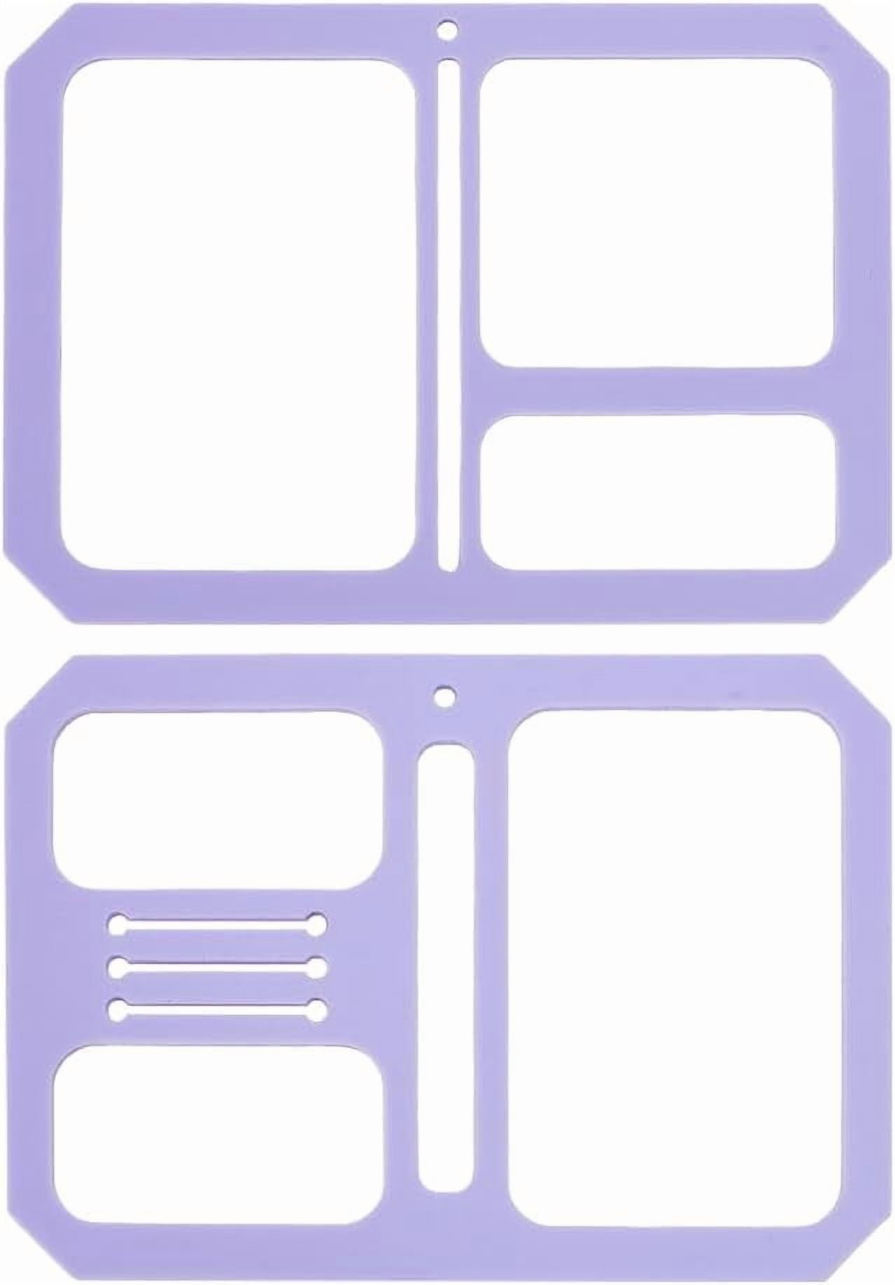 Acrylic Quilting Templates DIY Patchwork Sewing Crafts Purple ...
