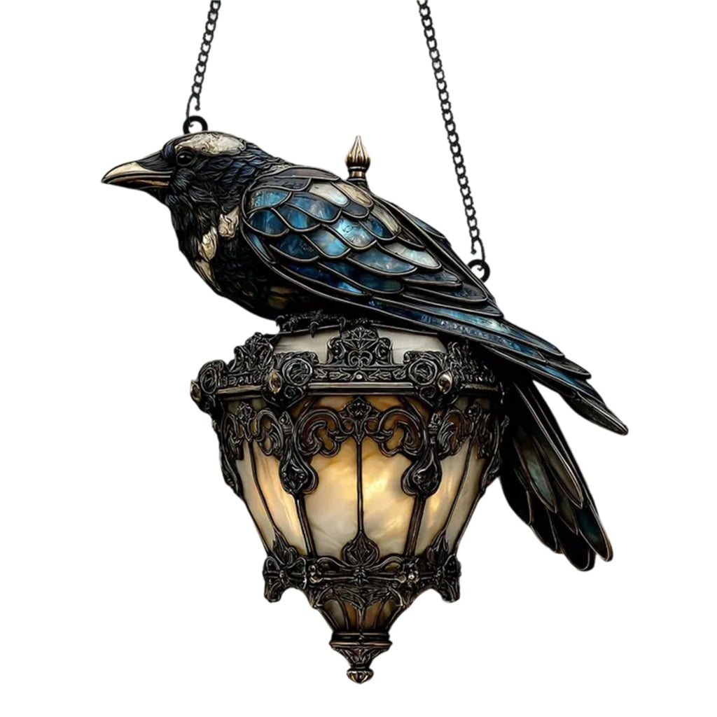 Acrylic Ravens Hanging Light Vintage LED Night Lamp for Party ...