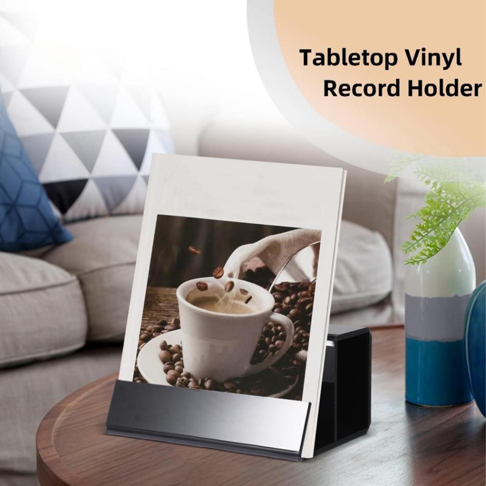 Acrylic Record Stand, Display Store Vinyl Albums, Stable Stylish Retro ...