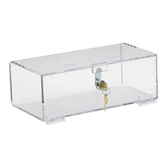 Acrylic Refrigerator Lock Box; Medium; Clear; 4.25"H x 12"W x 6" D ...