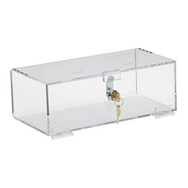 Acrylic Refrigerator Lock Box; Medium; Clear; 4.25"H x 12"W x 6" D ...